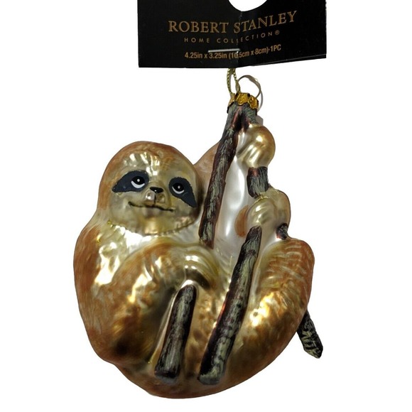 Robert Stanley | Holiday | New Robert Stanley Christmas Ornament Sloth Animal Nwt | Poshmark